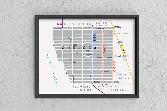 Chelsea Manhattan Map