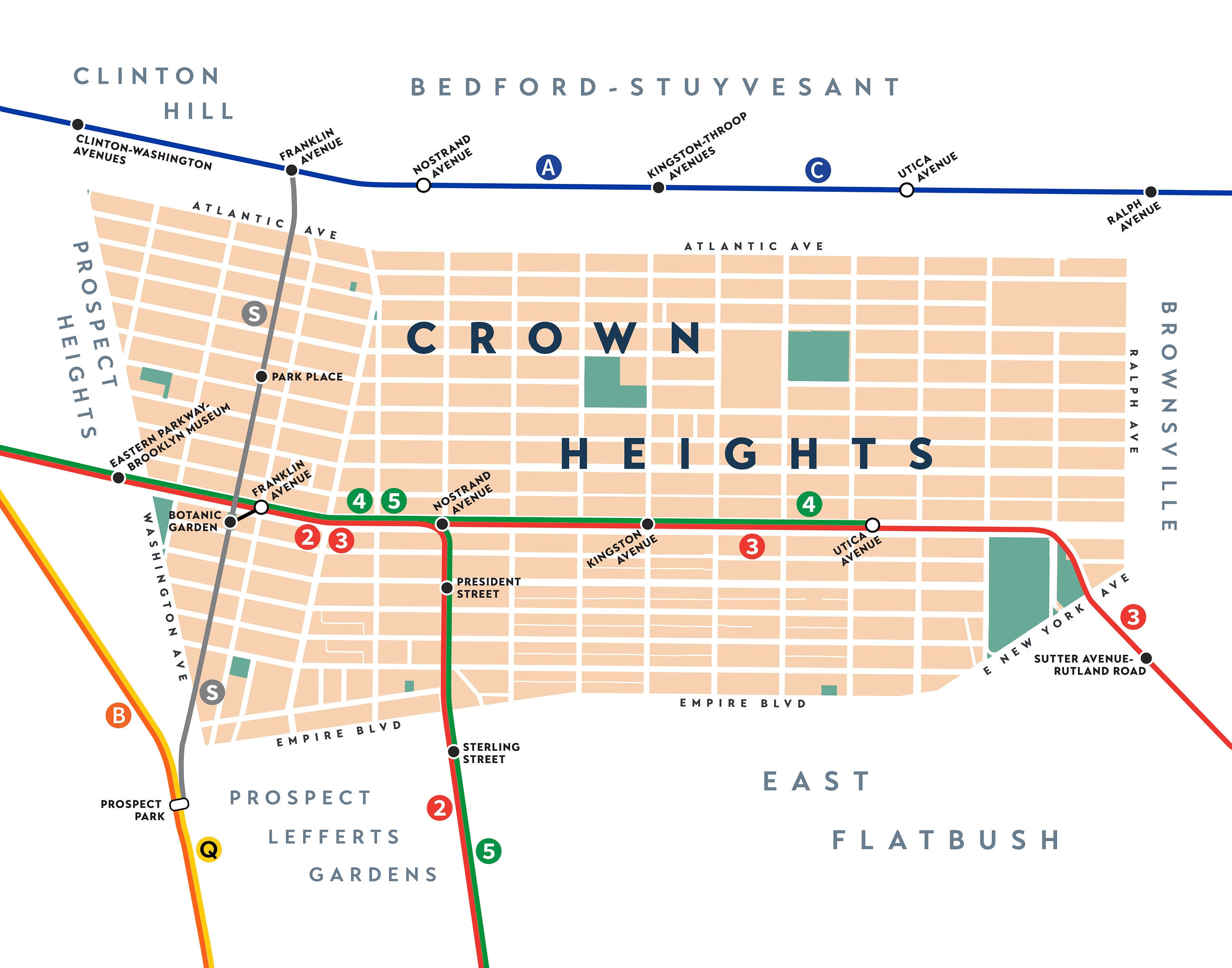 Crown Heights Map