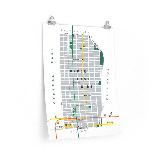 Upper East Side Shopping Map Upper East Side Notes The Peopling Of