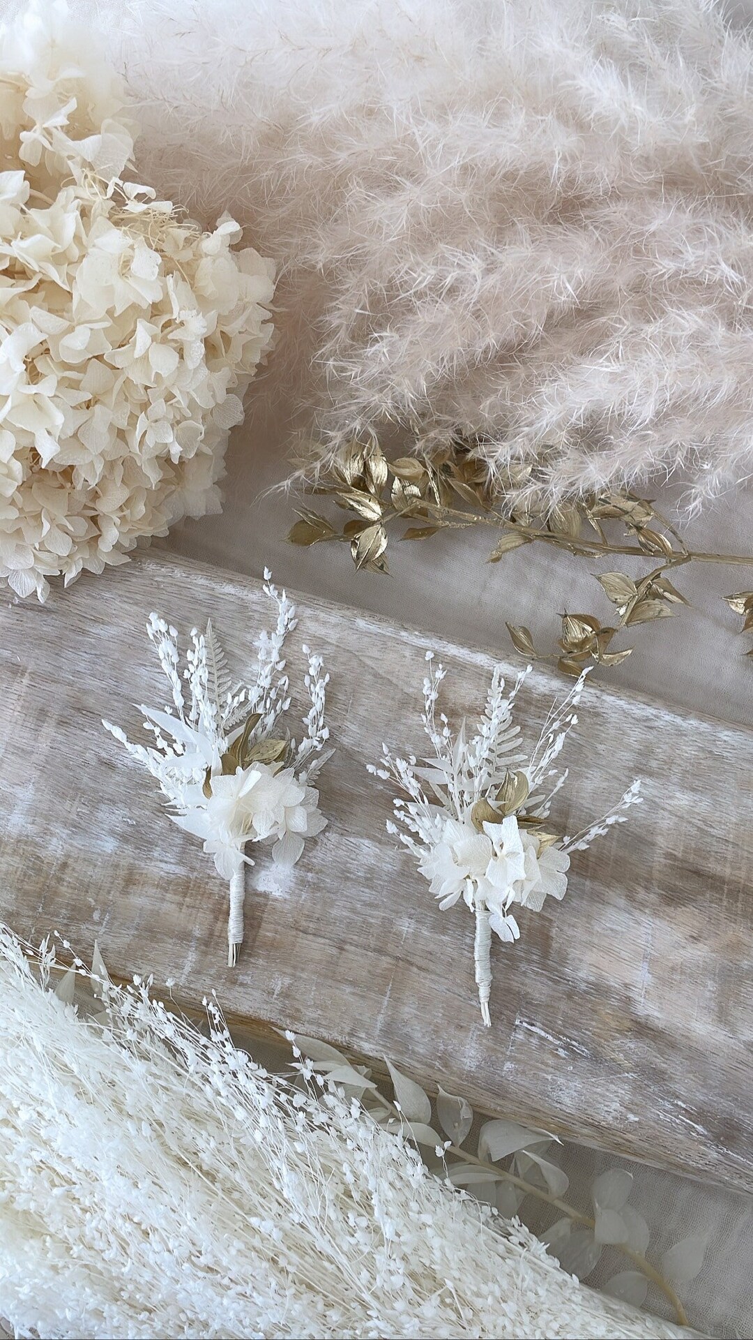 CLARA Groom Buttonhole Boho Buttonhole Groom and Wedding Witnesses - Etsy