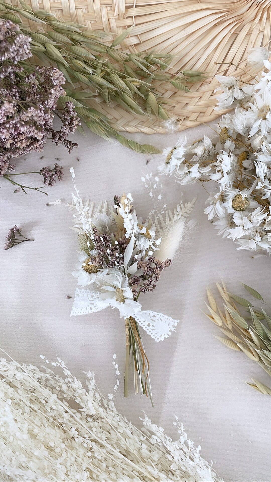 NOLWENN Mini Bouquet in Dried Flowers Mini Bouquet Dried Flowers Mini ...