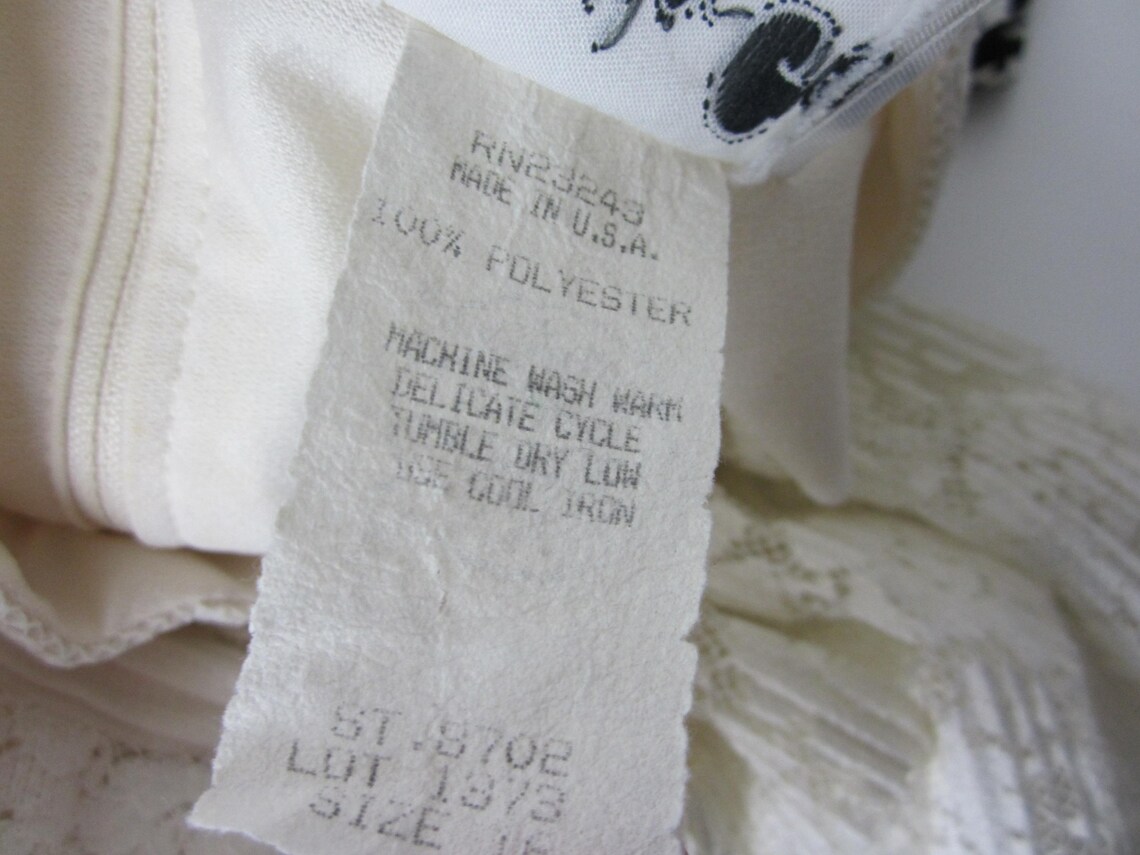 Vintage 60s Jennifer Gee USA A-line Dress Size 16 Lace Ascot Bow ...