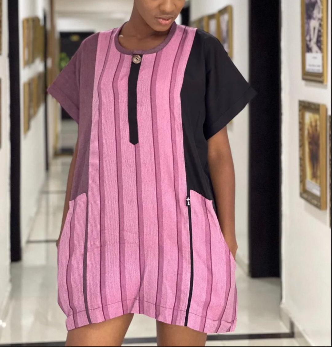 Bantu Montana Modern Women African Print Unisex Ankara Ladies Casual ...