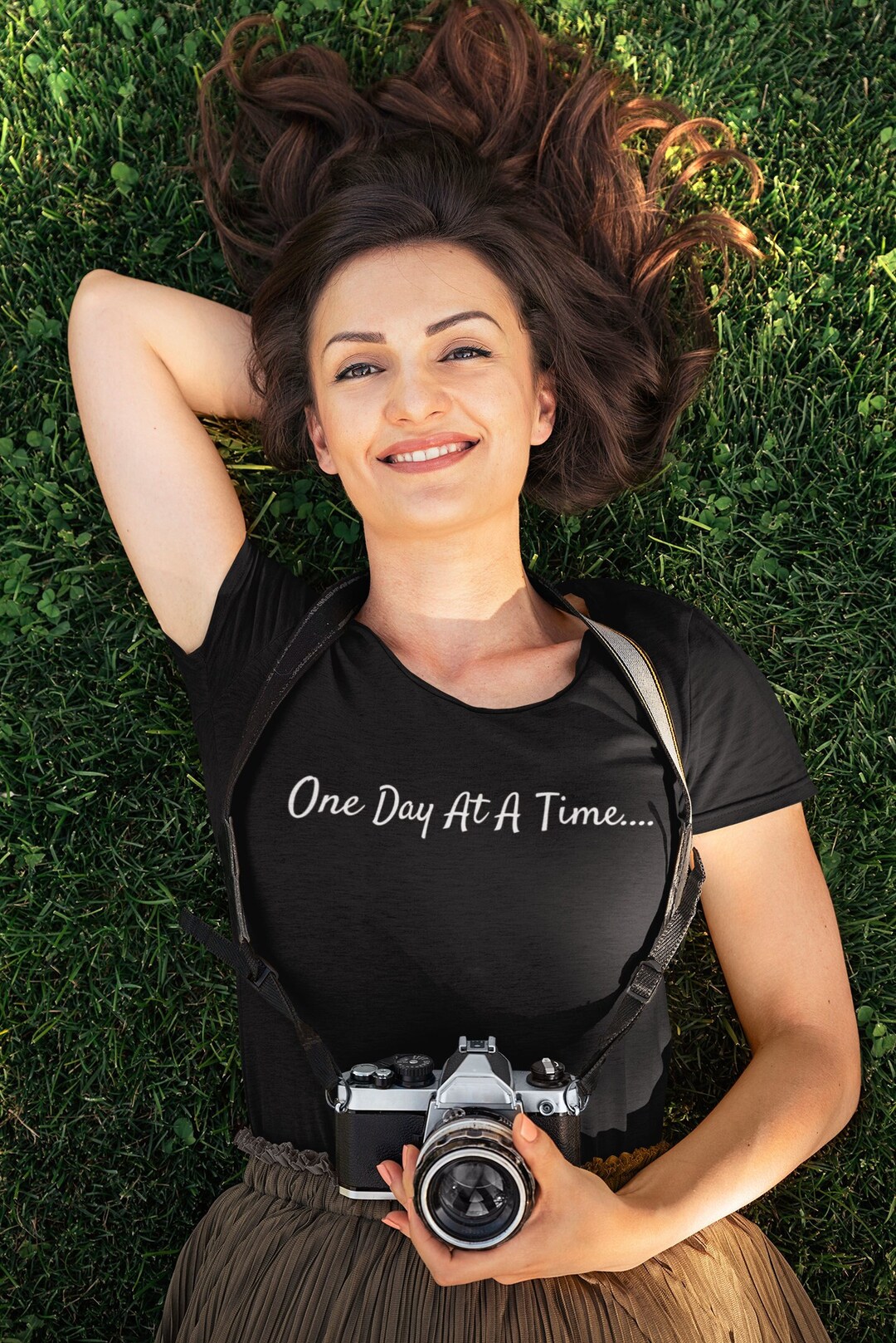 Mental Health T-shirt - One Day at Time - Mental Health Awareness ...