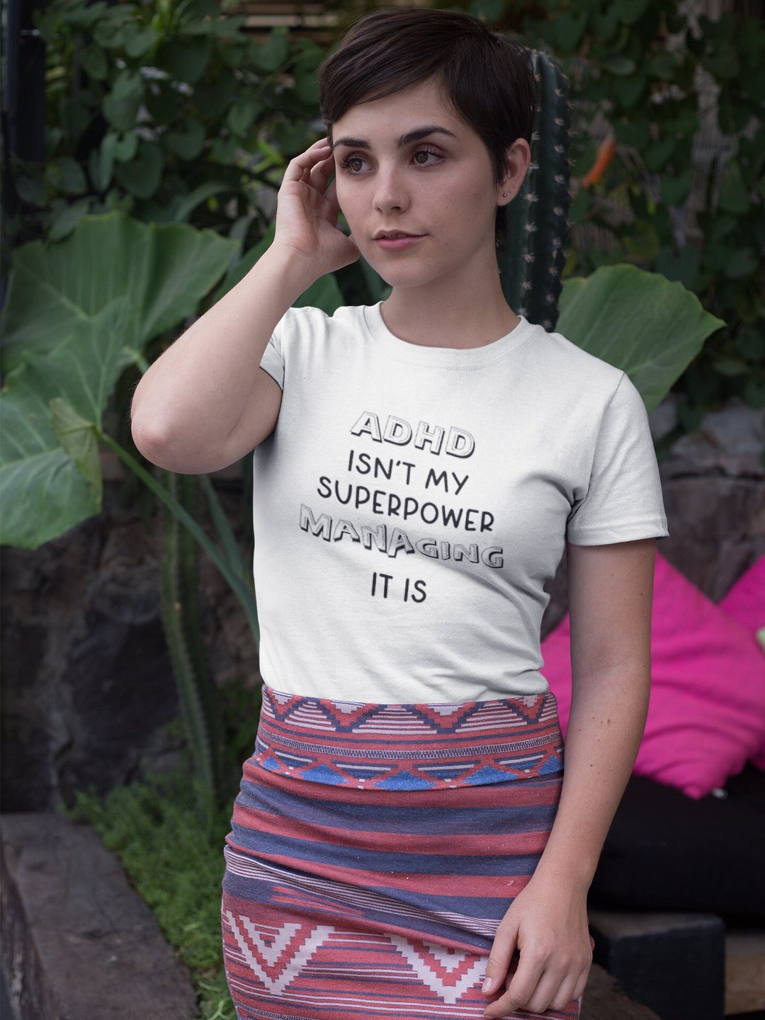 ADHD Slogan T-shirt: Managing It is My Superpower - Etsy