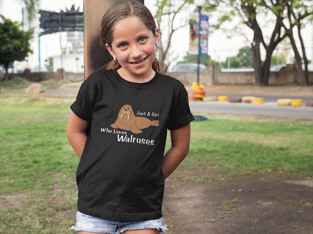 Walrus T-shirt - Walrus Gift - Just a Boy/girl Who Loves Walruses ...