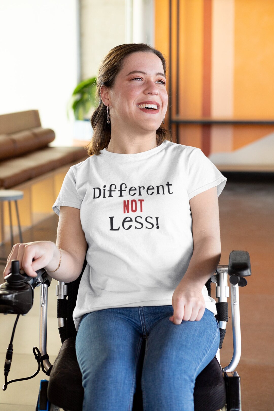 Disability T-shirt - Different Not Less - Disability Pride - Disability ...