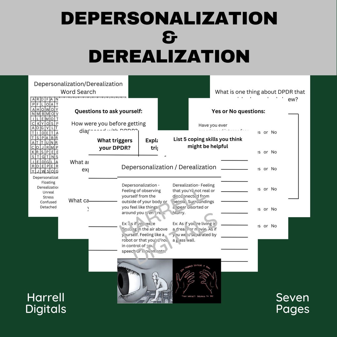 DPDR Worksheet for Mental Wellness, Recovery and Self Discovery Tool ...