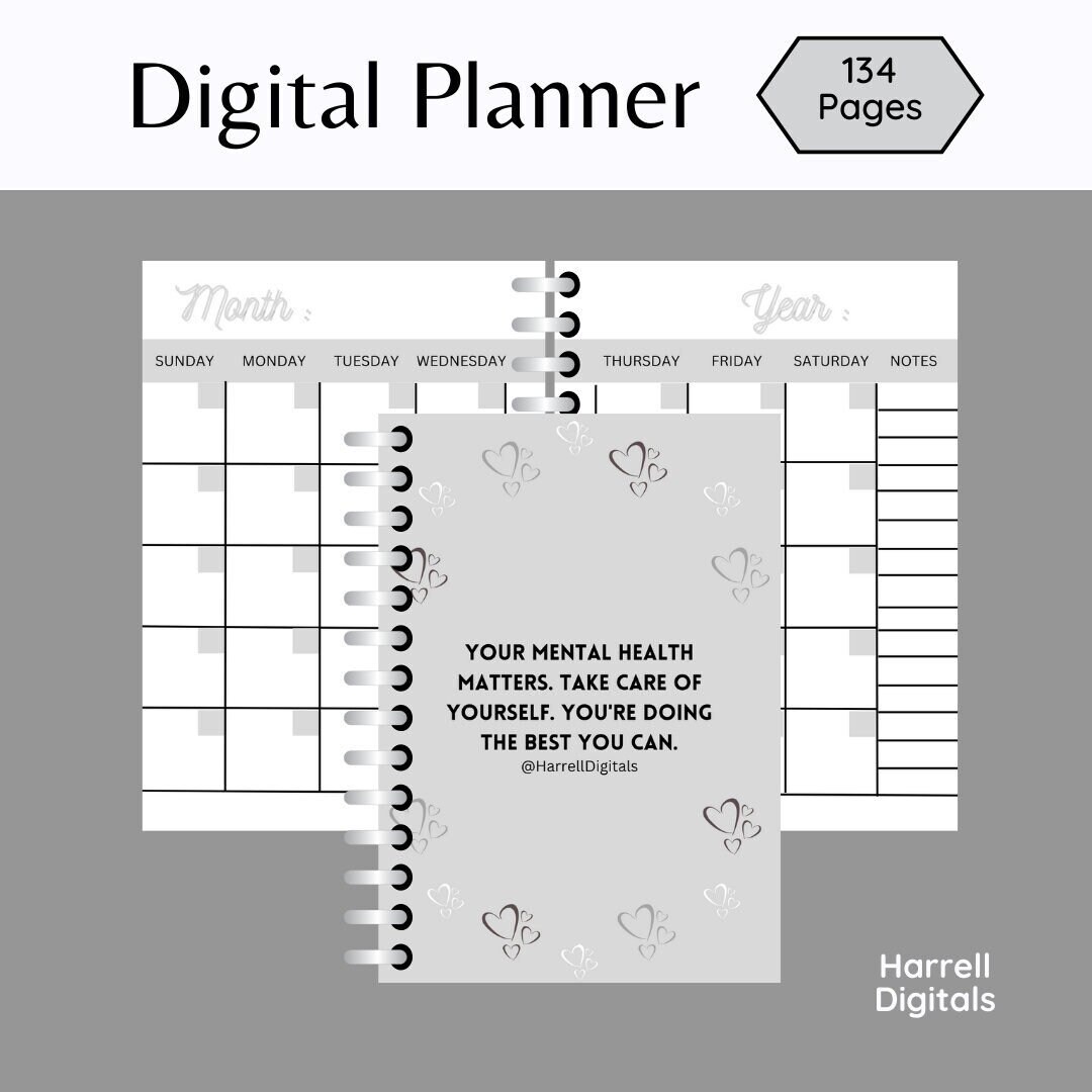 Digital Planner Bundle Lifetime Updates Annotation Digital Journal ...