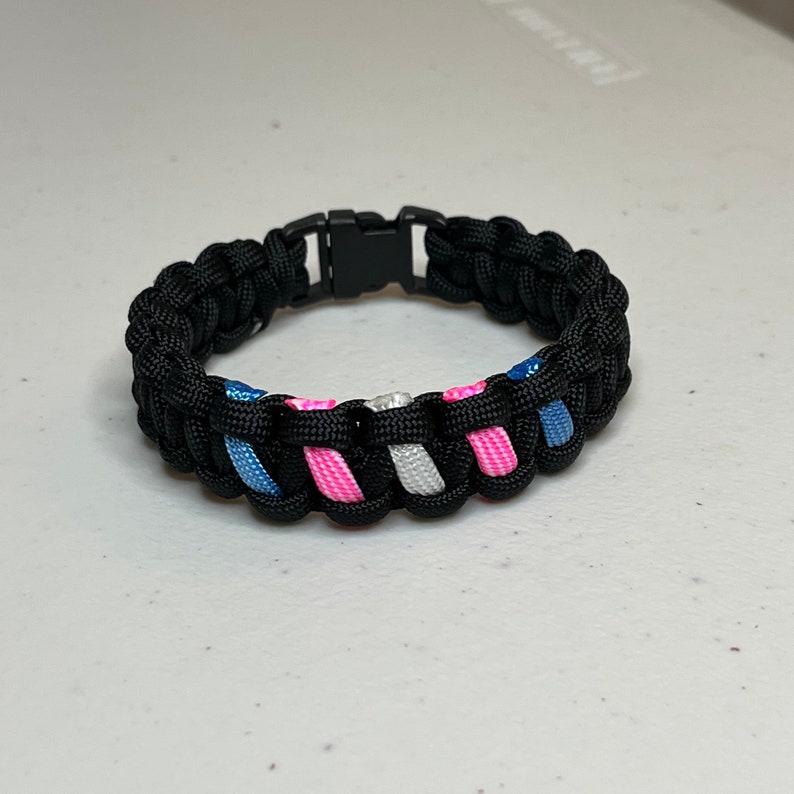 Trans Pride Paracord Bracelet - Etsy