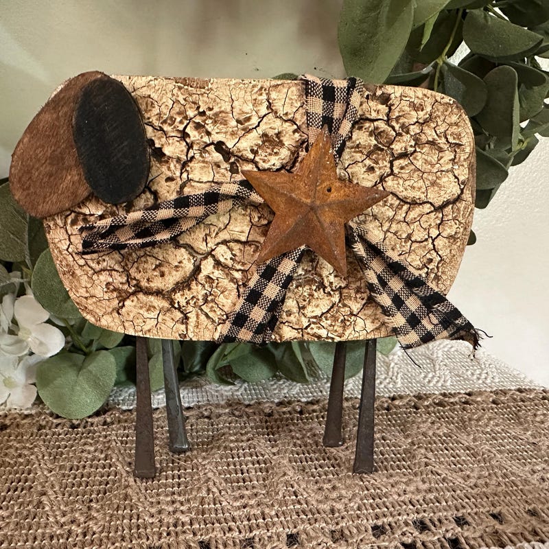 Rustic Shelf Sitter - Etsy