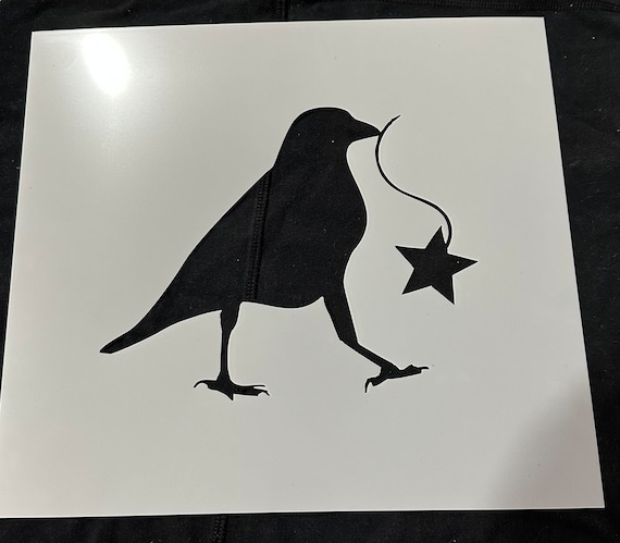 Primitive Crow Stencils