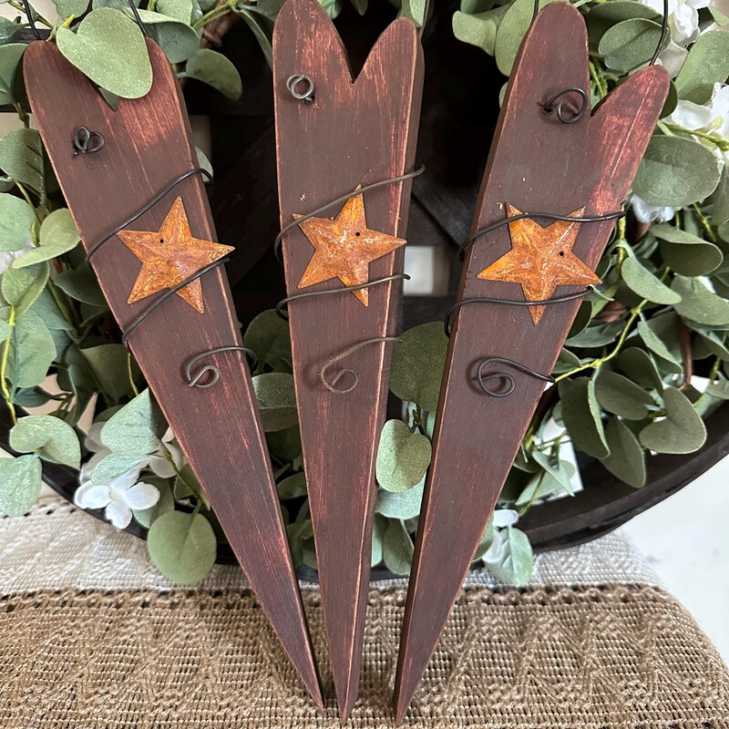 Primitive Hearts - Etsy