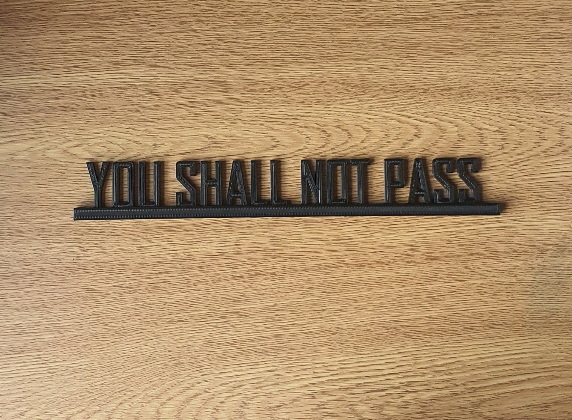 The Lord of the Rings Sign | You Shall Not Pass. - Etsy