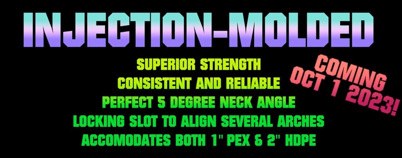 NEW Leaping Arch Base Kit for Holiday Light Displays INJECTION MOLDED ...