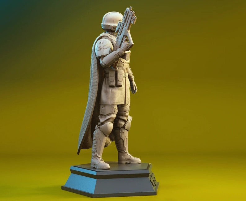 Helldiver Action Figure Collectibles High Details Resin 3D Printed by Gambody - Etsy