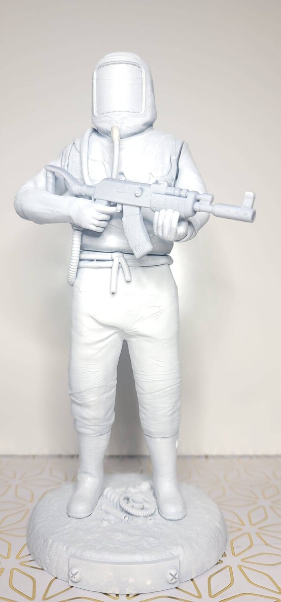 Hazmat Scientist Rust Action Figure Collectibles High | Etsy