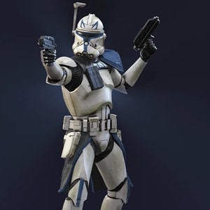Captain Rex - Action Figure - Collectibles - High Details - Resin 3D ...