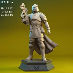 Helldiver - Action Figure - Collectibles - High Details - Resin 3D Printed - by Gambody - Etsy