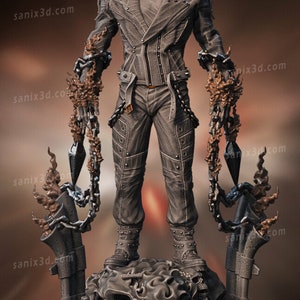 Ghost Rider - Action Figure - Collectibles - High Details - Resin 3D ...