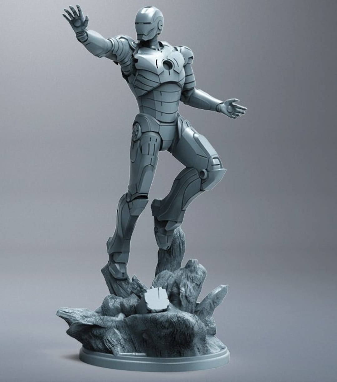 Iron Man Action Figure Collectibles High Details Resin 3D Printed by ...