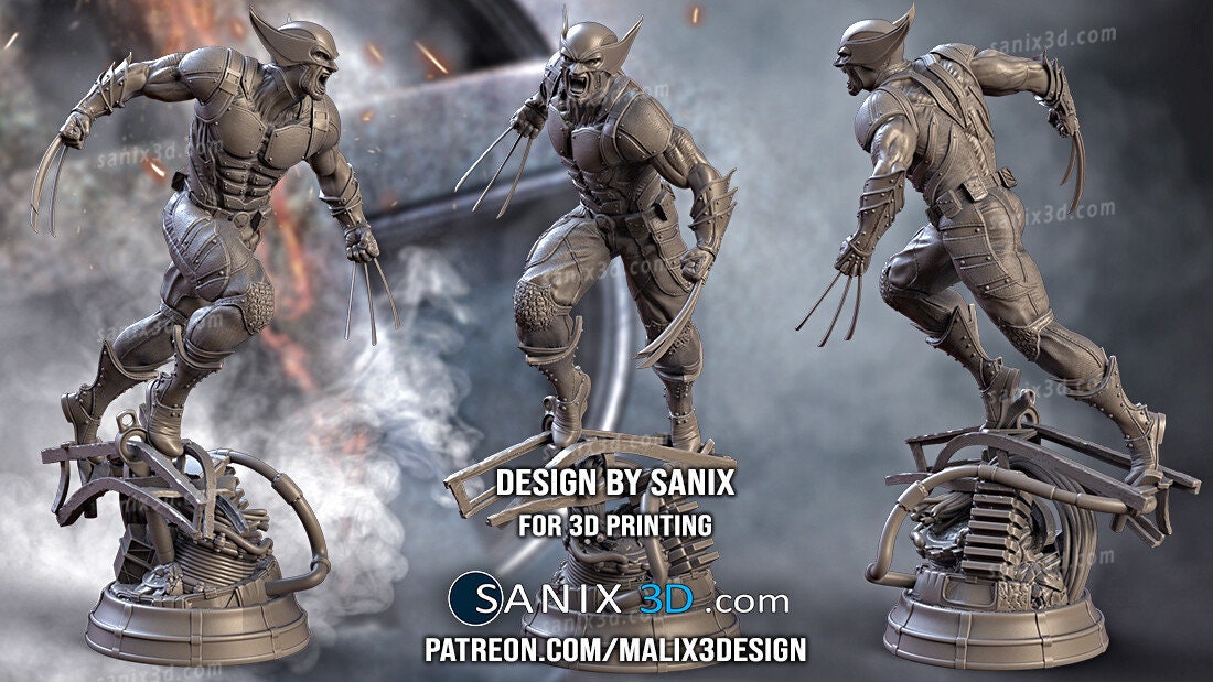 Wolverine X-23 Action Figure Collectibles High Details Resin 3D Printed ...