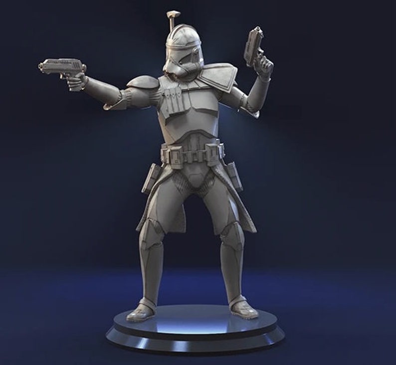 Captain Rex Action Figure Collectibles High Details Resin 3D Printed by ...