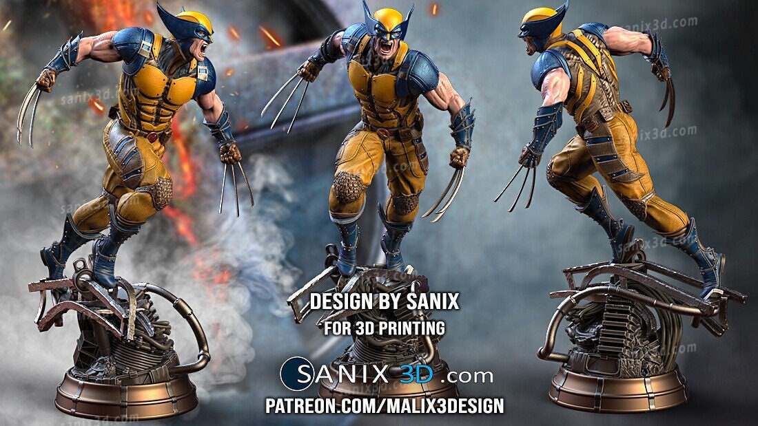 Wolverine X-23 Action Figure Collectibles High Details Resin 3D Printed ...