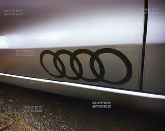 Audi Rings Decals | Etsy