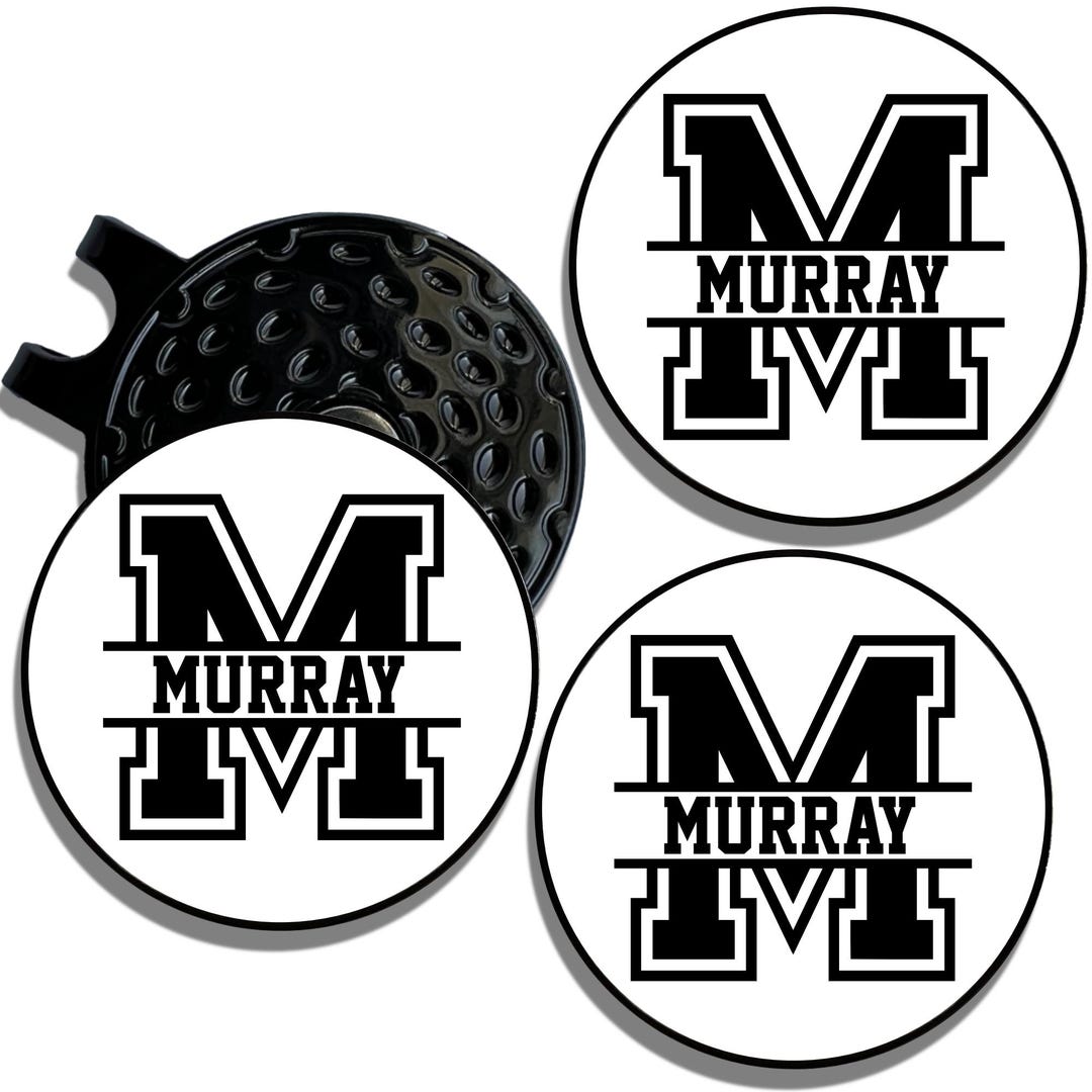 Personalized Golf Ball Marker - 3 Pack Monogram Golf Ball Markers With ...