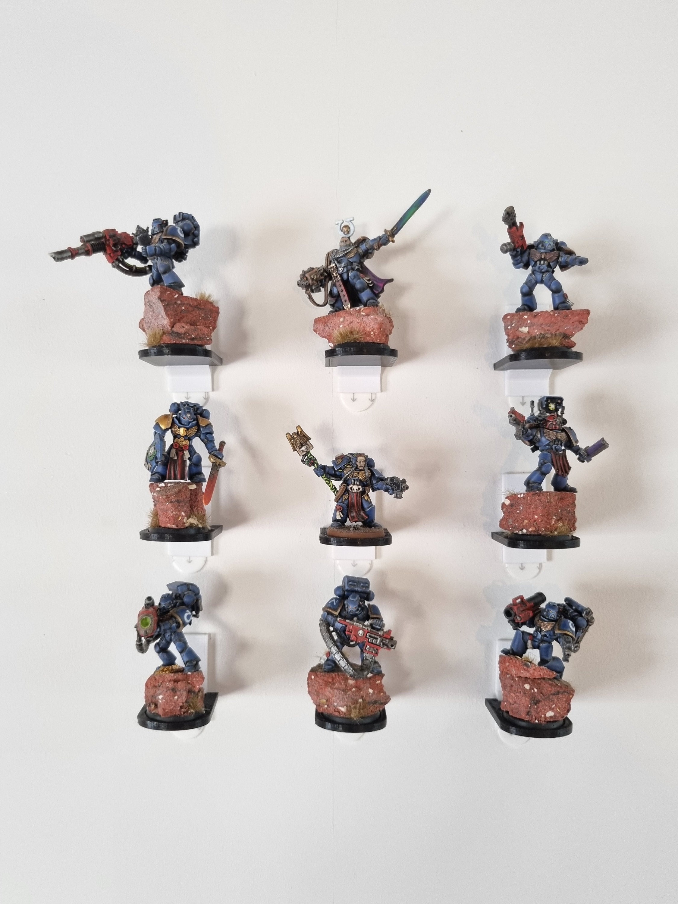 Wargame Miniature Display Shelf Warhammer 40k Presentation - Etsy