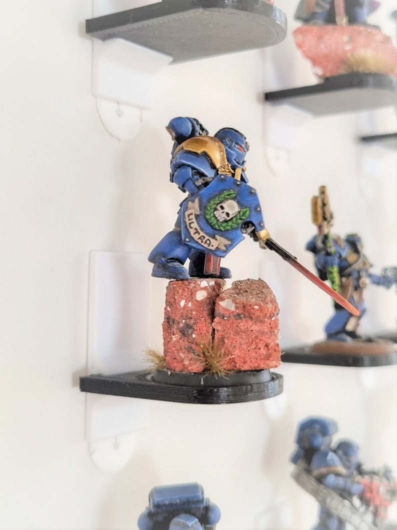 Wargame Miniature Display Shelf Warhammer 40k Presentation - Etsy