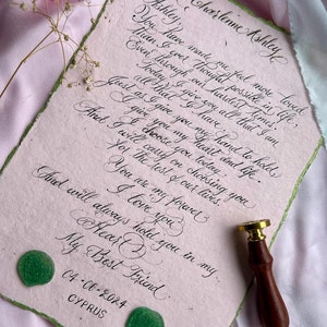 Handwritten Personalised Letter - Etsy