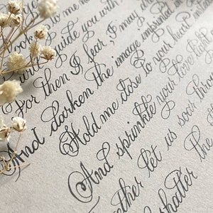 Handwritten Personalised Letter - Etsy