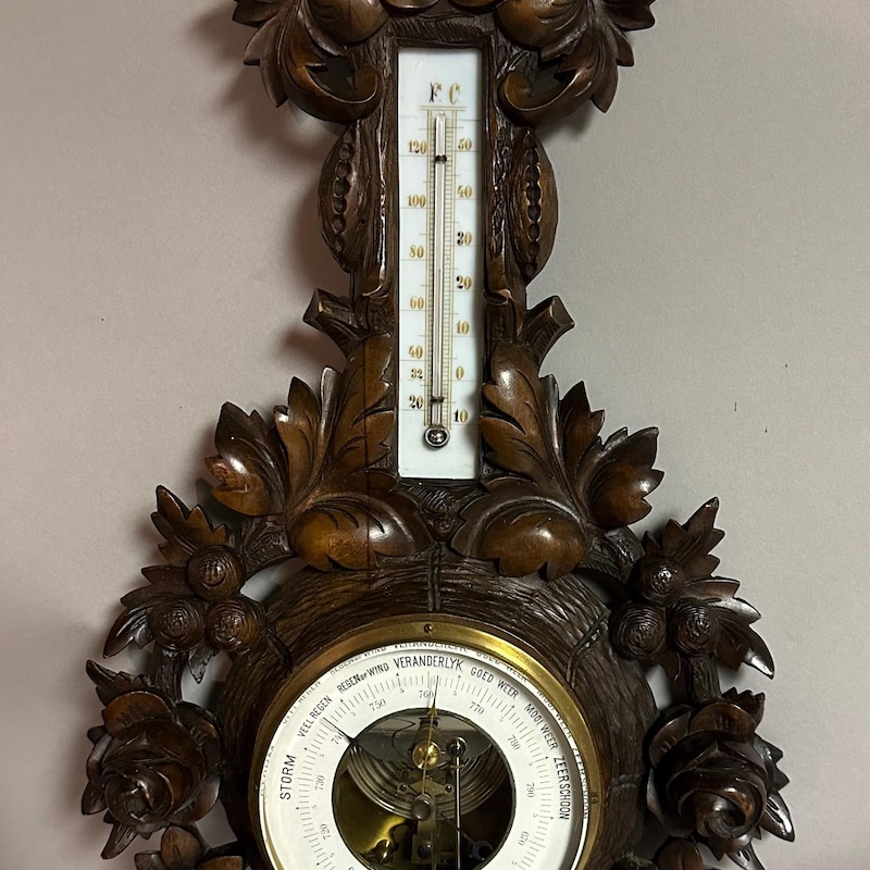 Antique Wall Barometers - Etsy