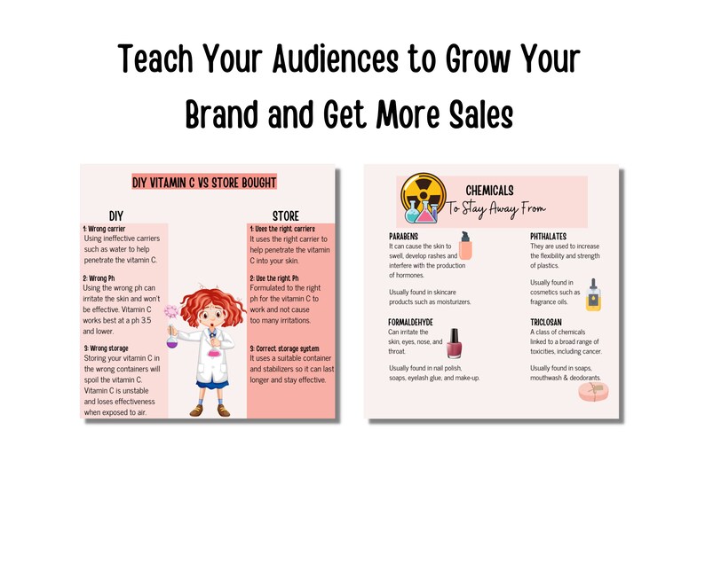 100 Skincare Infographic Instagram Posts Esthetician - Etsy