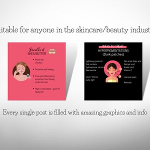 100 Skincare Infographic Instagram Posts, Esthetician Instagram Post ...