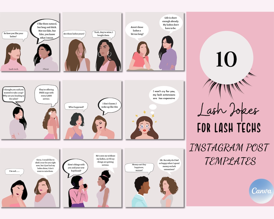 Lash Tech Instagram Post Jokes Are a Perfect Way to Stand Out of the ...