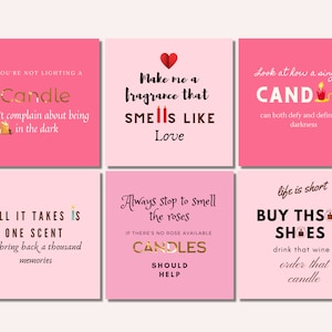 Candle Instagram Post Template, Candle Business, Candle Quotes, Ready ...