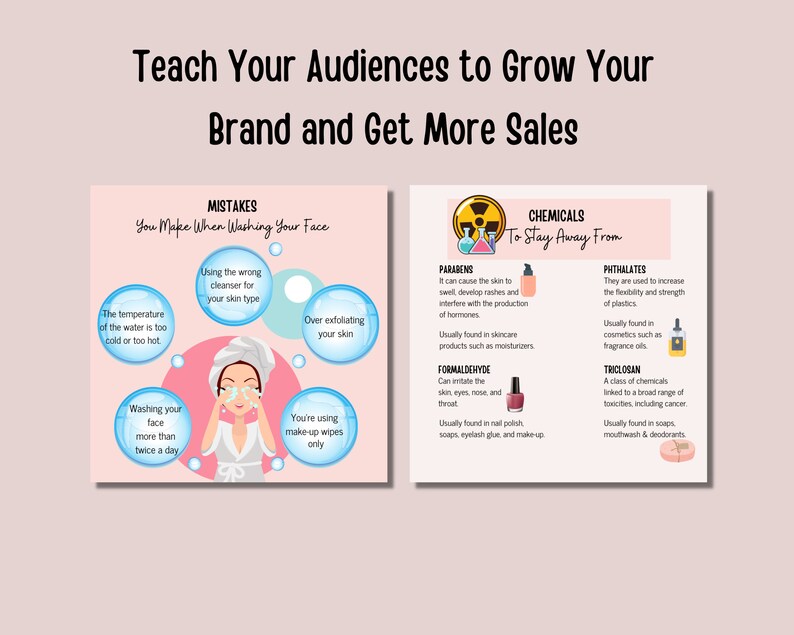 50 Skincare Infographic Instagram Posts, Esthetician Instagram Post ...