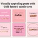 Candle Instagram Post Template, Candle Business, Candle Quotes, Ready ...