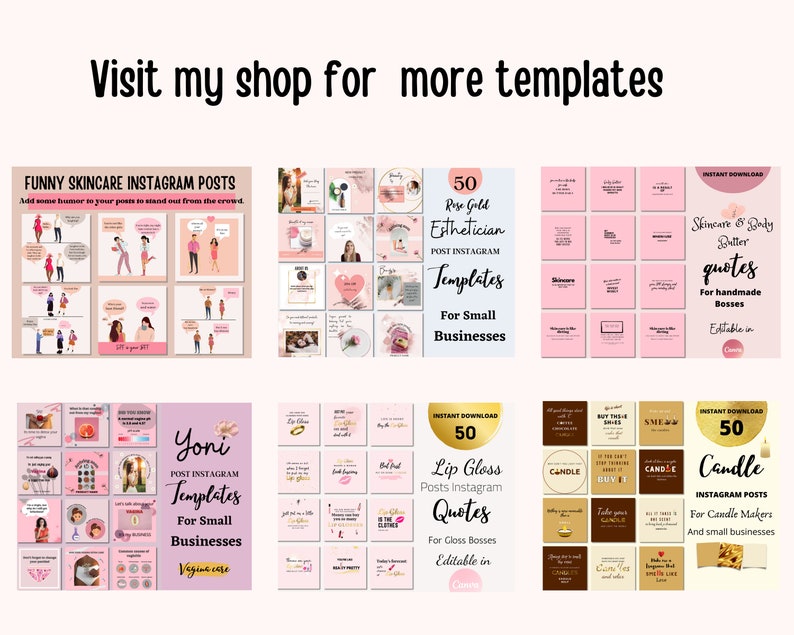 100 Skincare Infographic Instagram Posts Esthetician - Etsy