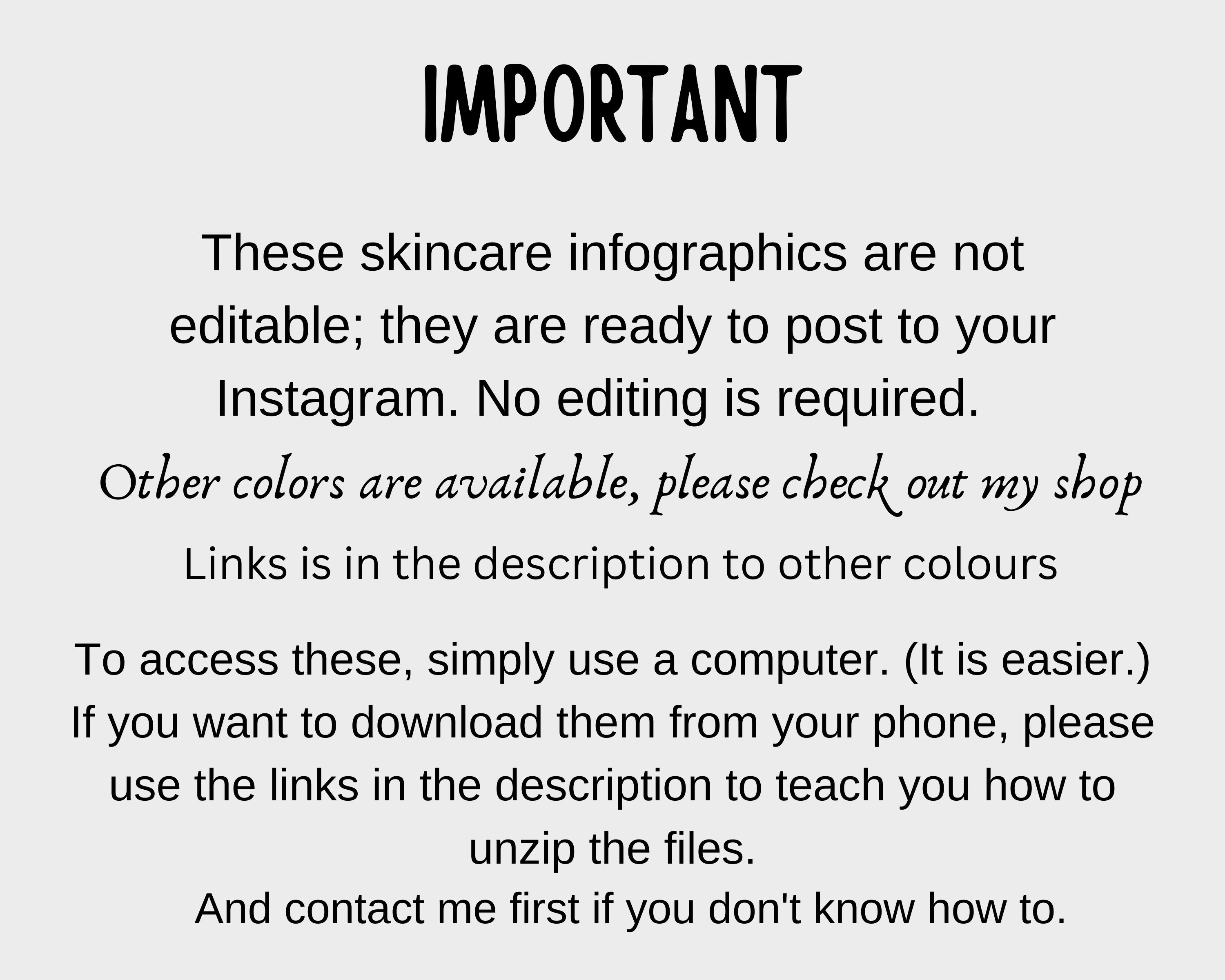 Esthetician Infographics Instagram Post for Anyone in the Skin Care ...