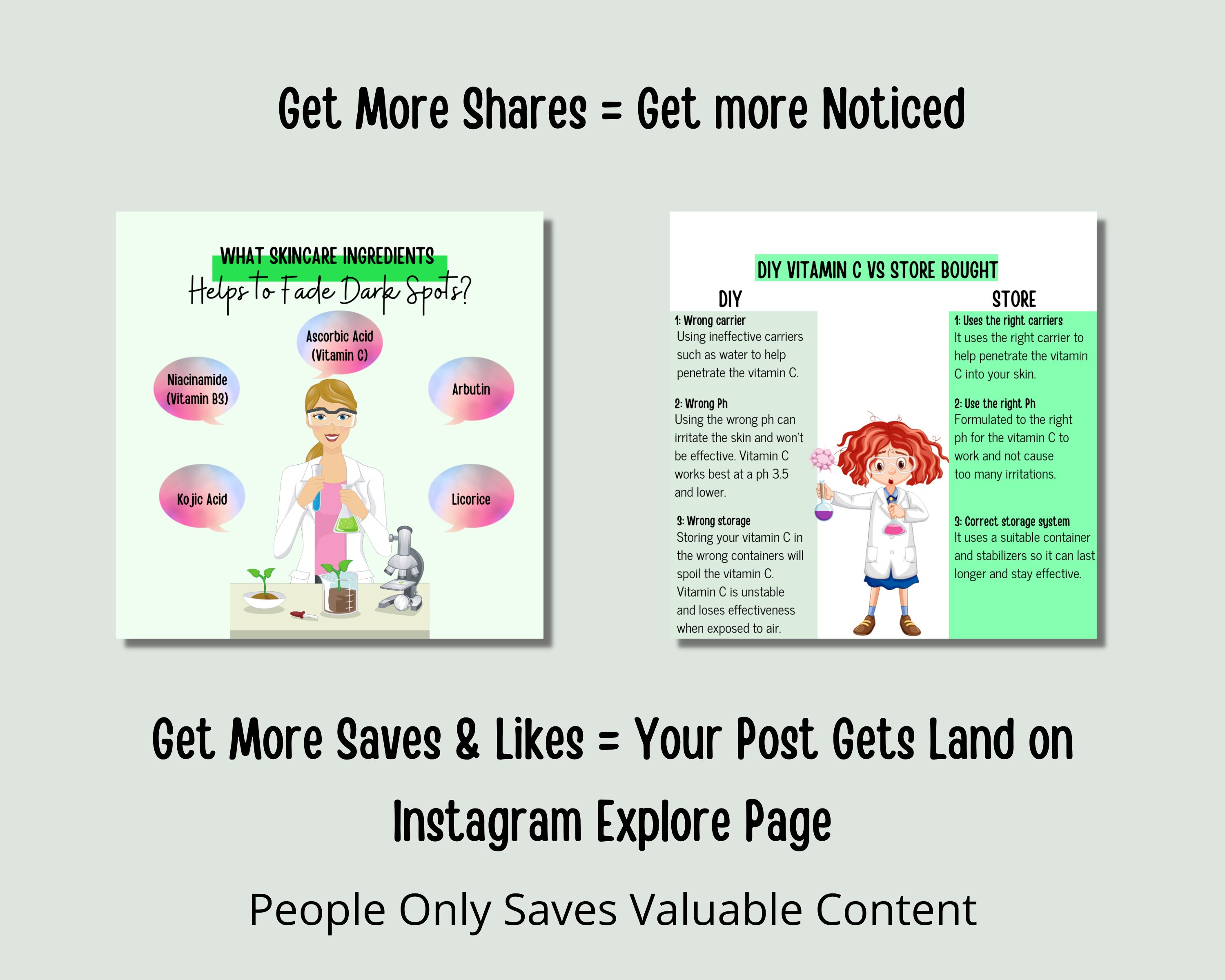 Esthetician Infographics Instagram Post for Anyone in the Skin Care ...