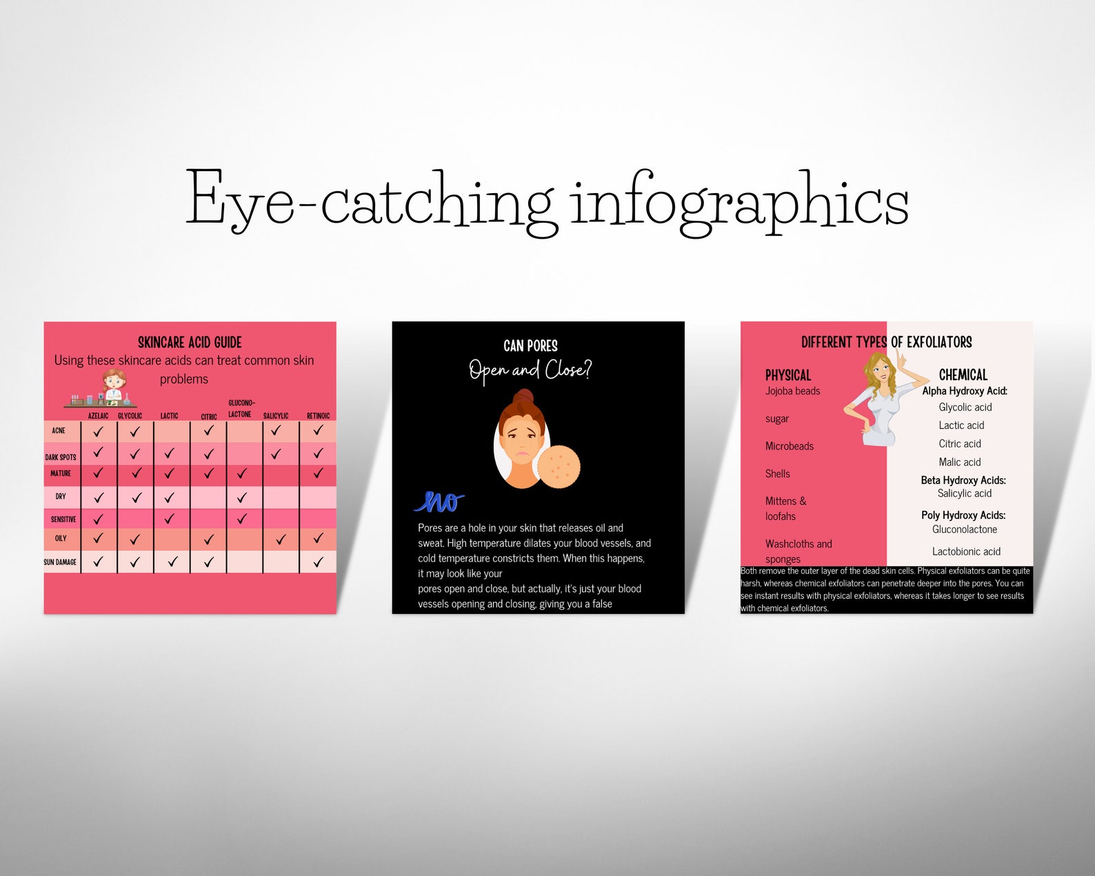 100 Skincare Infographic Instagram Posts, Esthetician Instagram Post ...