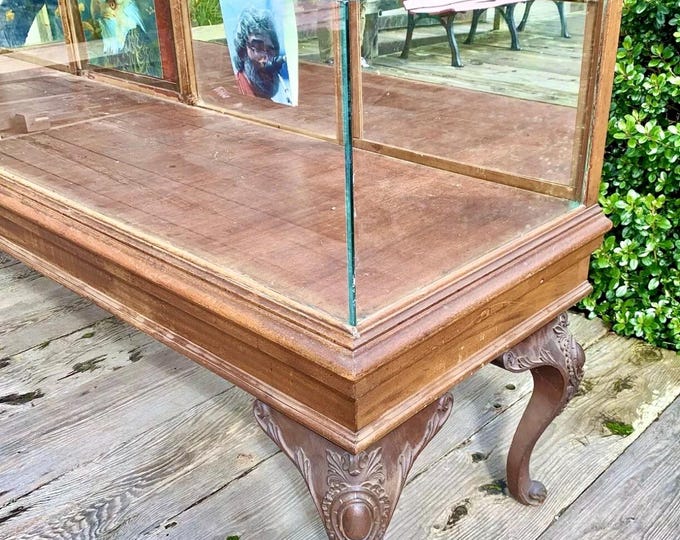 Rare Antique Weber Display Mercantile Jewelry Display Curio Showcase ...