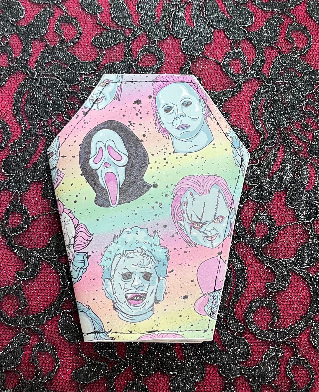 Pastel Horror Mini Coffin Wallet - Etsy