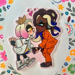 Pearlina Pearl and Marina Splatoon Side Order Vinyl Sticker - Etsy