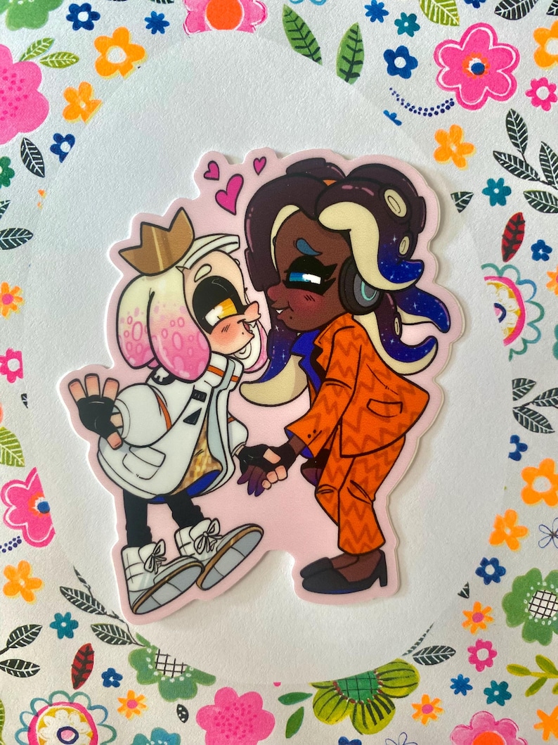 Pearlina Pearl and Marina Splatoon Side Order Vinyl Sticker - Etsy