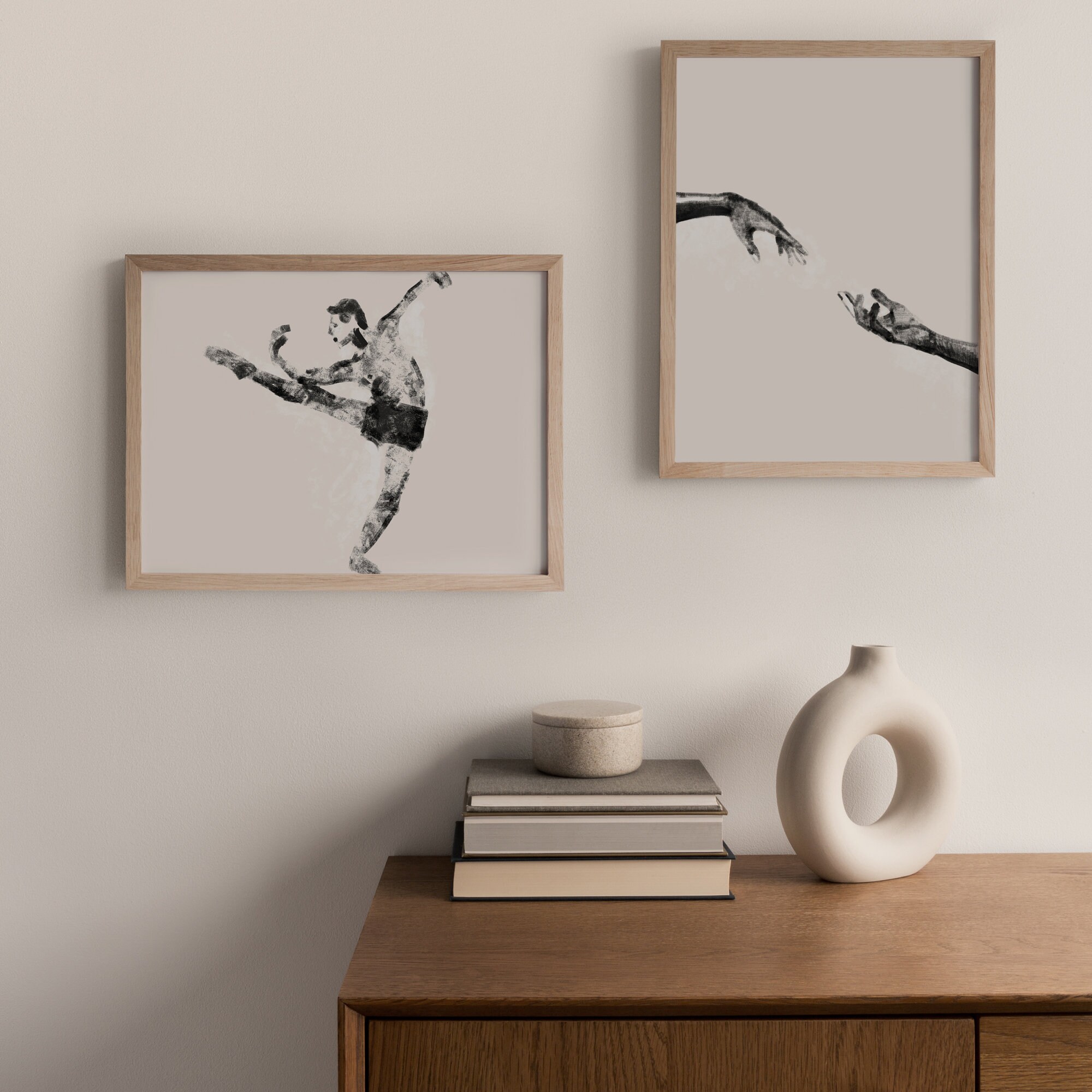 Figure Drawing,abstract Figure Wall Art, Abstract Decor, Contemporary ...